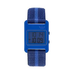 adidas originals Digitaluhr Damen Gr&ouml;&szlig;e One Size blau / schwarz
