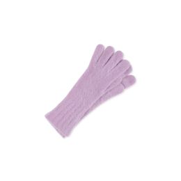 Cash-mere.ch Fingerhandschuhe Damen Gr&ouml;&szlig;e XS/XL lila