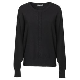 Influencer Pullover Damen Gr&ouml;&szlig;e S schwarz
