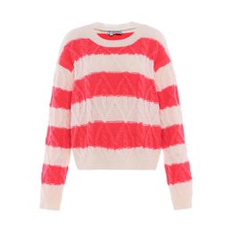 Libbi Pullover Damen Gr&ouml;&szlig;e M/L rosa / rot