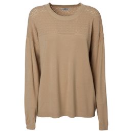 Influencer Pullover Damen Gr&ouml;&szlig;e L cappuccino