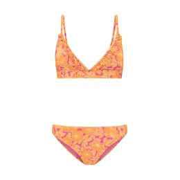 Shiwi Bikini set 'Beau' Damen Gr&ouml;&szlig;e L orange / pink / wei&szlig;