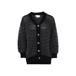 Caneva Strickjacke Damen Gr&ouml;&szlig;e M/L schwarz / wei&szlig;