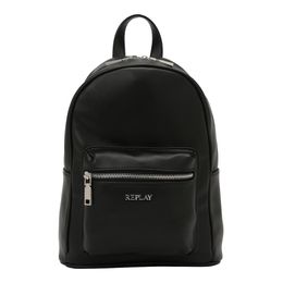 Replay Rucksack Damen Gr&ouml;&szlig;e One Size schwarz / silber