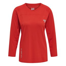 Hummel Funktionsshirt 'GG12' Damen Gr&ouml;&szlig;e M grau / rot