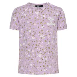Hummel Shirt M&auml;dchen Gr&ouml;&szlig;e 104 lila / mischfarben