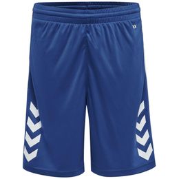 Hummel Sportshorts Jungen Gr&ouml;&szlig;e 176 blau / wei&szlig;