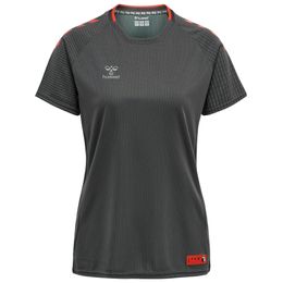 Hummel Funktionsshirt Damen Gr&ouml;&szlig;e S dunkelgrau / orange