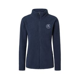 Cash-mere.ch Fleecejacke Damen Gr&ouml;&szlig;e L navy / wei&szlig;