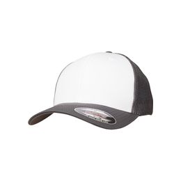 Flexfit Cap Damen Gr&ouml;&szlig;e 60/61 basaltgrau / wei&szlig;