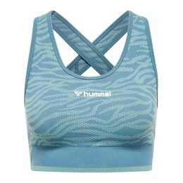 Hummel BH 'MT Saga' Damen Gr&ouml;&szlig;e S blau / wei&szlig;