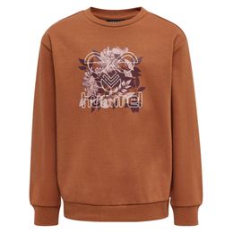 Hummel Sweatshirt M&auml;dchen Gr&ouml;&szlig;e 152 hellbraun / beere / pastelllila / offwhite