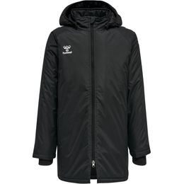 Hummel Sportjacke 'Core XK Bench' Jungen Gr&ouml;&szlig;e 116 schwarz / wei&szlig;