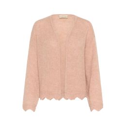 Cream Strickjacke 'CRNiso' Damen Gr&ouml;&szlig;e L puder / pinkmeliert