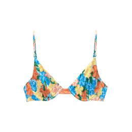 Pull&Bear Pull&bear Bikinitop Damen Gr&ouml;&szlig;e 70 azur / gelb / gr&uuml;n / orange