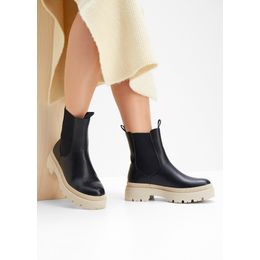 bonprix Chelsea-Boots, schwarz, Vegan
