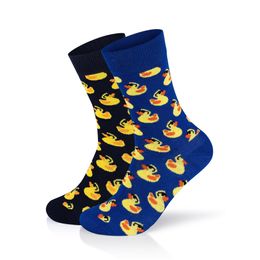 Happy Socks Socken '2-Pack Rubber Duck' Damen Gr&ouml;&szlig;e 36/40 bunt