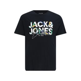 Jack & Jones Plus Jack & Jones Plus T-Shirt 'JJGEPLAS' Herren Gr&ouml;&szlig;e 5XL marine / sepia / gr&uuml;n / wei&szlig;