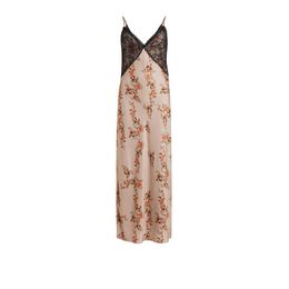 AllSaints Kleid 'IMMY OTO' Damen Gr&ouml;&szlig;e 36 nude / karamell / dunkelorange / schwarz Winterkleid