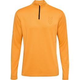 Hummel Sportsweatshirt Herren Gr&ouml;&szlig;e XXXL orange / schwarz