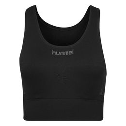 Hummel Sport-BH Damen Gr&ouml;&szlig;e M/L grau / schwarz