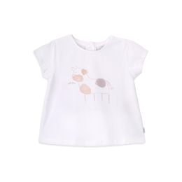 KNOT T-Shirt 'Moo' M&auml;dchen Gr&ouml;&szlig;e 74 apricot / pfirsich / ros&eacute; / wei&szlig;