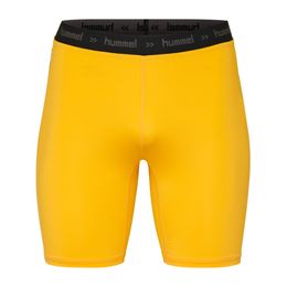 Hummel Sportshorts Jungen Gr&ouml;&szlig;e 140 neongelb / grau / schwarz