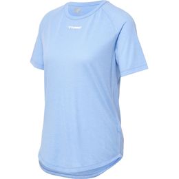 Hummel Funktionsshirt 'MT VANJA' Damen Gr&ouml;&szlig;e XS blau / wei&szlig;