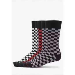 Urban Classics Socken Damen Gr&ouml;&szlig;e 47/50 grau / rot / schwarz / wei&szlig;