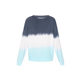 Mahisha Sweatshirt Damen Gr&ouml;&szlig;e XXL hellblau / grau / wei&szlig;