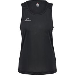 Newline Shirt 'BEAT SINGLET' Damen Gr&ouml;&szlig;e M silbergrau / schwarz