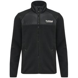 Hummel Fleecejacke 'Charley' Herren Gr&ouml;&szlig;e XXL schwarz / wei&szlig;