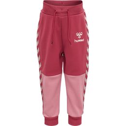 Hummel Hose 'Olek' Jungen Gr&ouml;&szlig;e 86 altrosa / rot / wei&szlig;