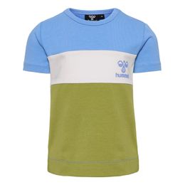 Hummel Shirt Jungen Gr&ouml;&szlig;e 104 blau / oliv / wei&szlig;