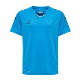 Hummel Funktionsshirt Jungen Gr&ouml;&szlig;e 140 himmelblau / dunkelblau