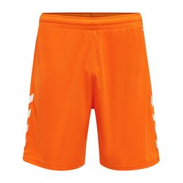 Hummel Sportshorts 'Core' Herren Gr&ouml;&szlig;e S neonorange / wei&szlig;