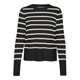V&eacute;ro Moda Vero Moda Pullover 'Saba' Damen Gr&ouml;&szlig;e S schwarz / wei&szlig;