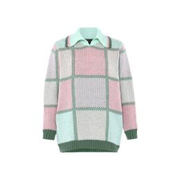 FENIA Pullover Damen Gr&ouml;&szlig;e XS/S gr&uuml;n / mint / hellpink