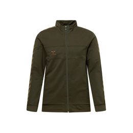 Hummel Sportsweatjacke Herren Gr&ouml;&szlig;e XXXL braun / khaki