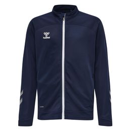 Hummel Sportsweatjacke 'Lead' Jungen Gr&ouml;&szlig;e 128 marine / wei&szlig;