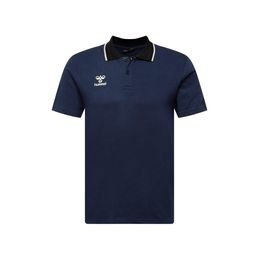 Hummel Poloshirt Herren Gr&ouml;&szlig;e XXL navy / wei&szlig;