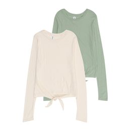 ABOUT YOU Shirt 'Lulu' M&auml;dchen Gr&ouml;&szlig;e 122/128 creme / jade