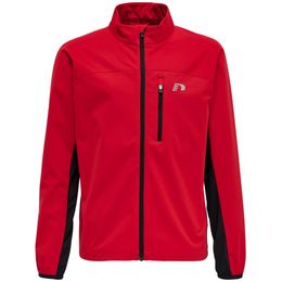 Newline Sportjacke Jungen Gr&ouml;&szlig;e 128 grau / dunkelrot / schwarz