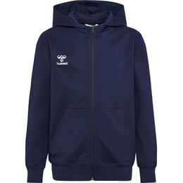 Hummel Sweatjacke 'GO 2.0' Jungen Gr&ouml;&szlig;e 140 marine / wei&szlig;
