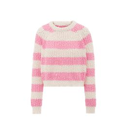 Libbi Pullover Damen Gr&ouml;&szlig;e XS/S pitaya / wei&szlig;
