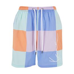 Karl Kani Badehose Herren Gr&ouml;&szlig;e L himmelblau / pastellgr&uuml;n / flieder / orange / wei&szlig;