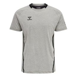 Hummel Funktionsshirt Herren Gr&ouml;&szlig;e M graumeliert / schwarz
