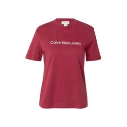 Calvin Klein Jeans T-Shirt Damen Gr&ouml;&szlig;e XL rot / wei&szlig;