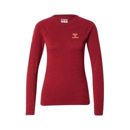 Hummel Sportshirt 'Ongrid' Damen Gr&ouml;&szlig;e XXL apricot / rot / wei&szlig;