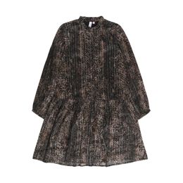 Vero Moda Girl Kleid 'Vmnala' M&auml;dchen Gr&ouml;&szlig;e 152 chamois / dunkelbeige / schlammfarben / schwarz